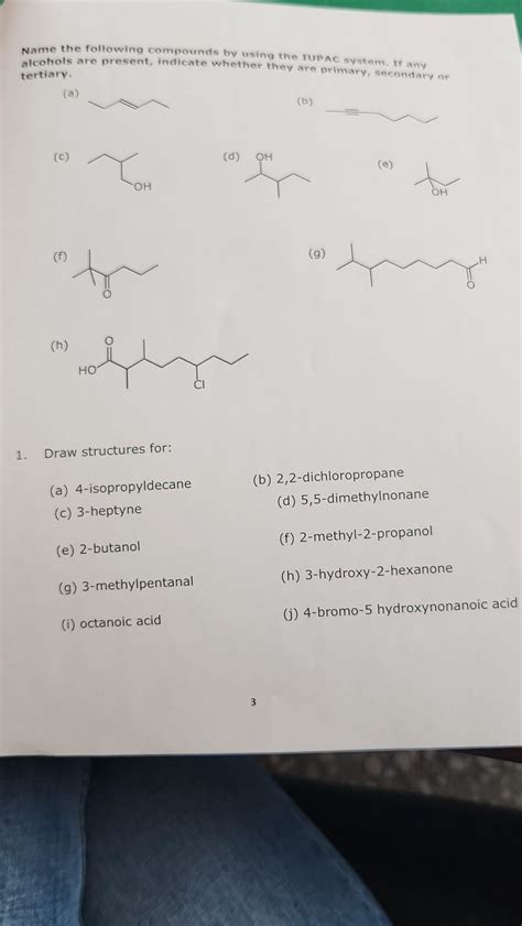 Solved Given The Structure You Should Be Able To Name The