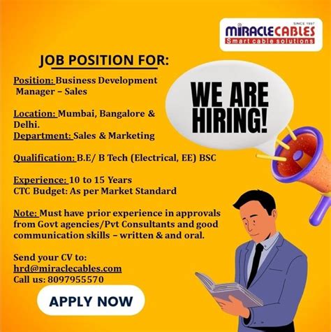 Sneha Jadhav On Linkedin We Are Hiring For Business Development Profile Having Experience From