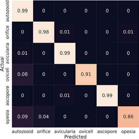 Confusion Matrix Illustrating The Percentage Of Object Predictions