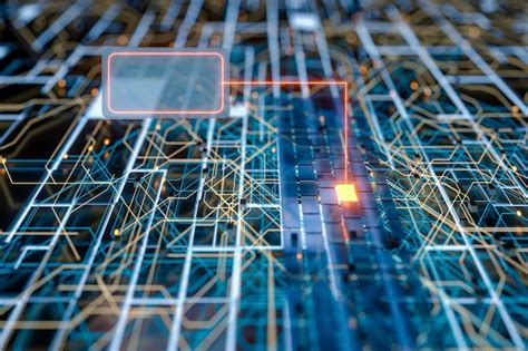 Premium Photo Circuit Board And Current Data Data Background 3d Rendering