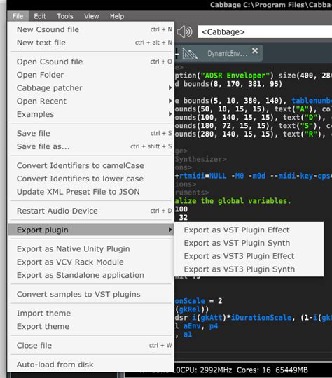 where is the export fmod plugin csound for games cabbage audio forum