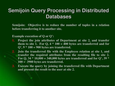 Ppt Distributed Databases And Client Server Architechures Powerpoint