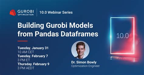 Building Models From Pandas Dataframes Gurobi Optimization