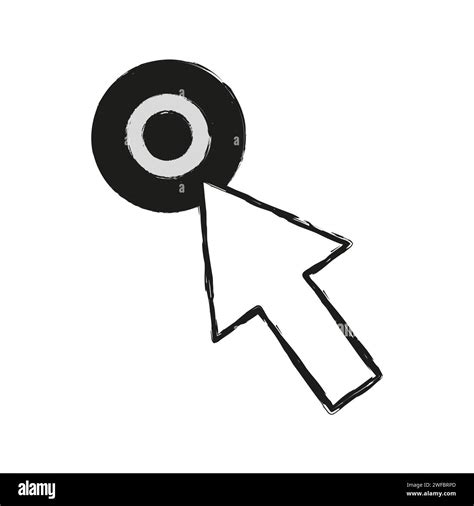 Target Arrow Icon Colored Elements Business Graph Mission Symbol Flat Picture Vector