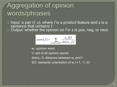 A Holistic Lexicon Based Approach To Opinion Mining Ppt