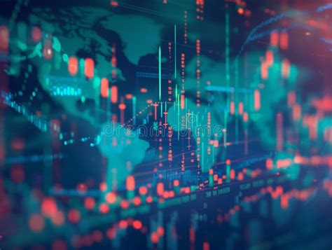 Global Financial Data Visualization Stock Image Image Of