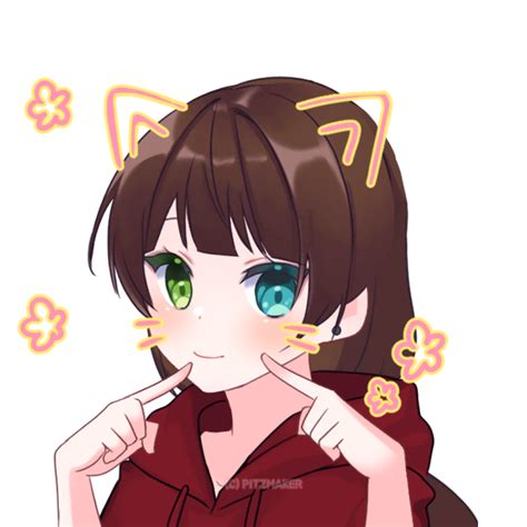 Xbooru Brown Hair Clothed Heterochromia White Background Wholesome