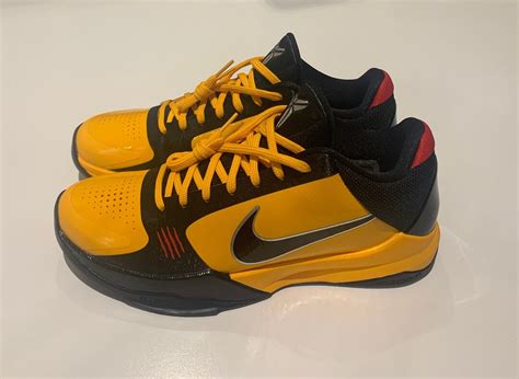 Nike Kobe 5 Protro Bruce Lee Size 95 Us Authentic Yellow 2020
