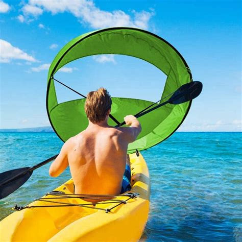42 Inch Foldable Kayak Downwind Paddle Wind Sail K Grandado