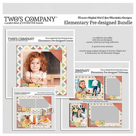 Elementary Pre Designed Bundle Digital Art