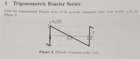 Solved Trigonometric Fourier Series Find The Trigonometric Chegg
