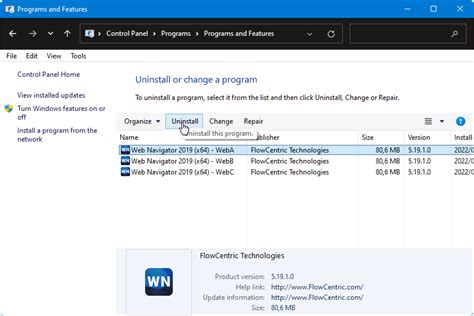 Installing The Web Navigator Processware Developer Guide
