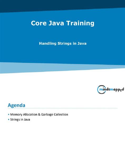 Core Java Training Pdf