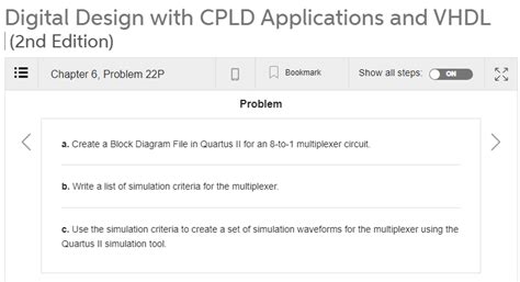 Solved Digital Design With Cpld Applications And Vhdl 2nd