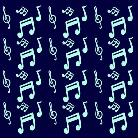Music Notes Wallpaper Illustration Vector On White Background