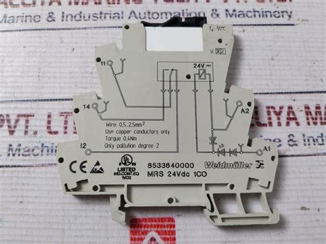 Weidmuller Mrs 24vdc 1co Relay Module Aeliya Marine