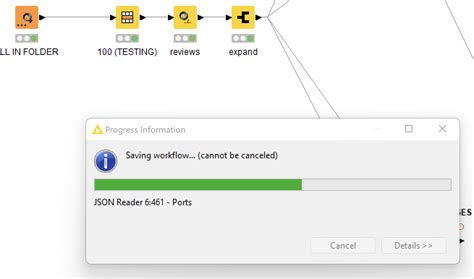 Saving Workflow Takes Over An Hour Knime Analytics Platform Knime Community Forum