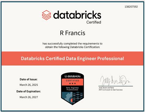 delighted to share that i ve achieved the databricks data engineer… r