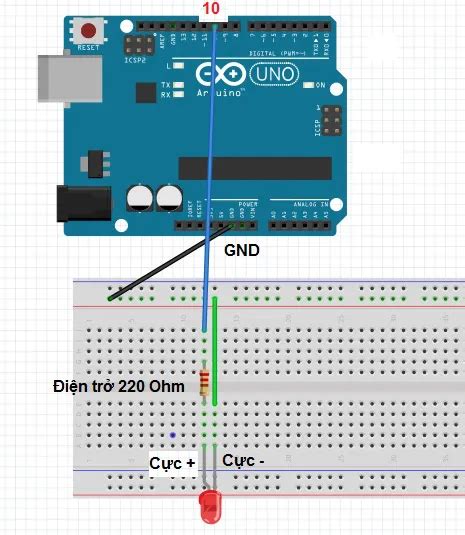 01 Chớp Tắt đèn Led Lập Trình Arduino Từ Cơ Bản đến Nâng Cao