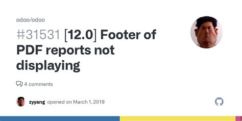 Footer Of PDF Reports Not Displaying Issue Odoo Odoo GitHub