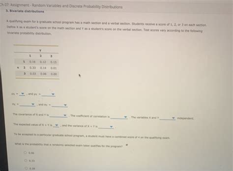 Solved Ch 07 Assignment Random Variables And Discrete