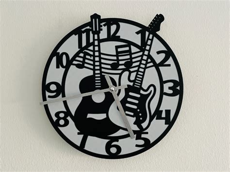 Guitar Clock By Mbaggerc Makerworld