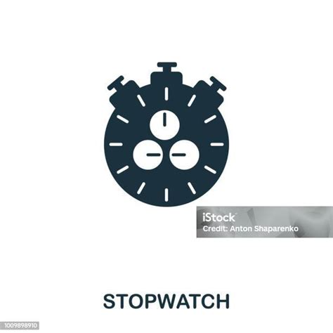 초시계 아이콘입니다 프리미엄 스타일 아이콘 디자인입니다 Ui입니다 초시계 아이콘의 그림입니다 그림 흰색 절연입니다 웹 디자인에 사용 가능 애플 리 케이 션 소프트웨어 인쇄