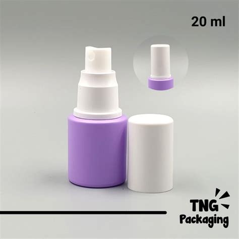 Botol Spray Kaca Ungu 20ml Tng Packaging Kemasan Skincare Wadah Kosmetik Untuk Keperluan
