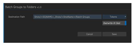 Batch Groups To Folders — Flame Python Scripts