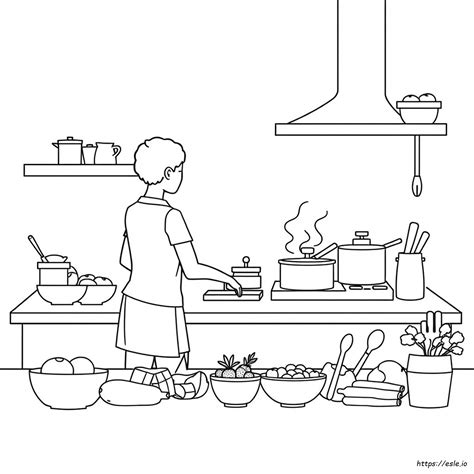 Coloring Pages For Cooking