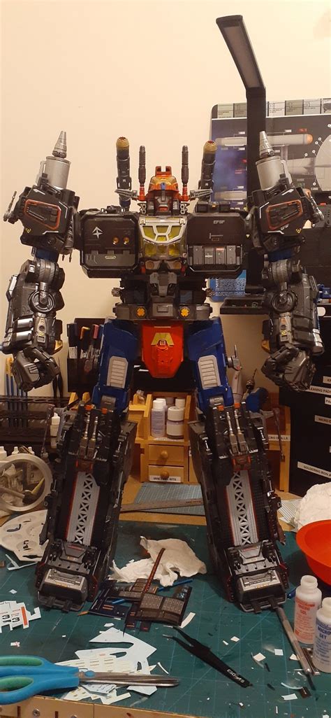 Custom Diaclone Great Robot Base Dia Colossus From Titans Return Metroplex Rpf Costume And