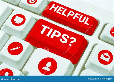 Inspiration Showing Sign Helpful Tips Internet Concept Advices Given
