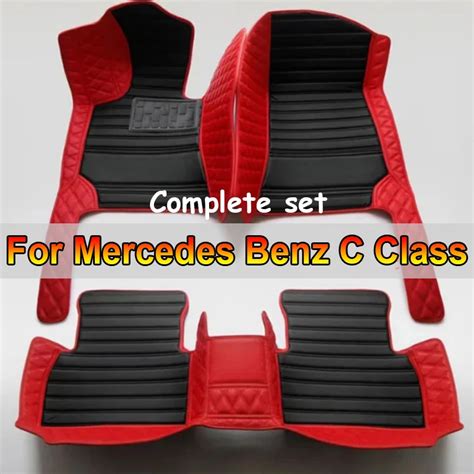 Car Floor Mats For Mercedes Benz C Class W205 C180 200 220 250 260 300