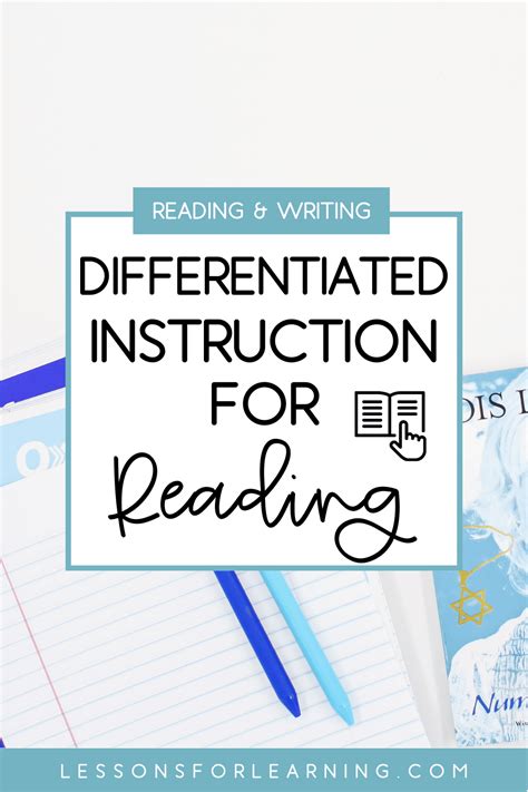 differentiating instruction in the classroom for reading lessons for