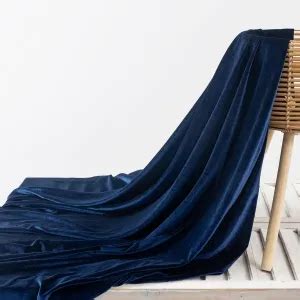 Navy Blue Fabrics Midnight Blue And Dark Azure Textiles Oneyard