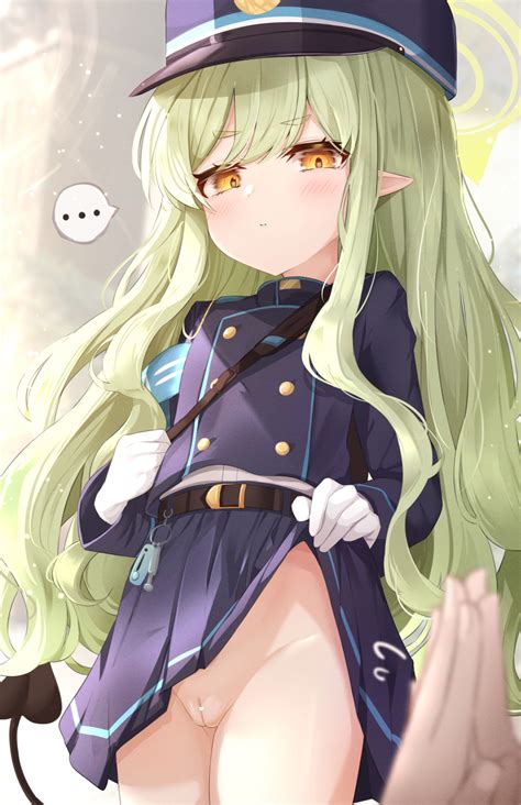 Flasher Flasher Ura Hikari Blue Archive Blue Archive Absurdres Highres 1girl