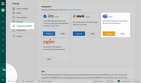 Integration With MS Teams GanttPRO Knowledge Base