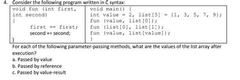 Solved 3 What Are The Design Issues For Functions Name A
