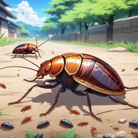 Dying Cockroach Mothers Final Moments Stable Diffusion Online