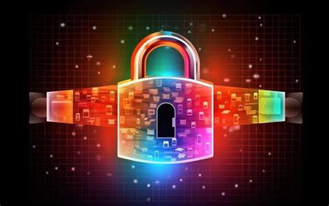 Premium Ai Image Cybersecurity Design Data Protecting Banner Ai Generated