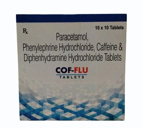Cof Flu Paracetamol Phenylephrine Hydrochloride Caffeine