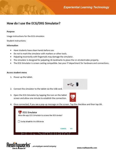 How Do I Use The Ecg Simulator Pdf Electrocardiography Software