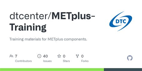 Github Dtcentermetplus Training Training Materials For Metplus Components