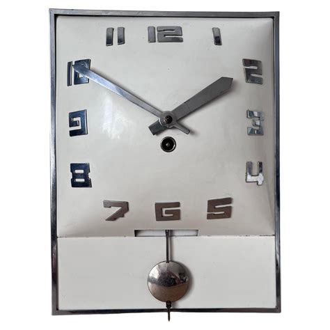 1920s Functionalist Wall Clock Rare Czechoslovakia For Sale At 1stdibs