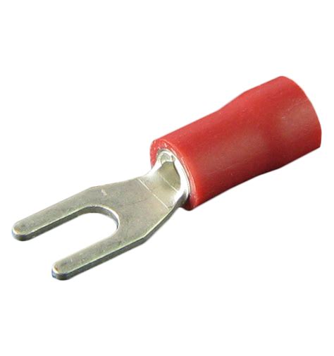 Ct07100 Red Fork Terminal 3mm Fork Id Qvee Automotive Mining Marine