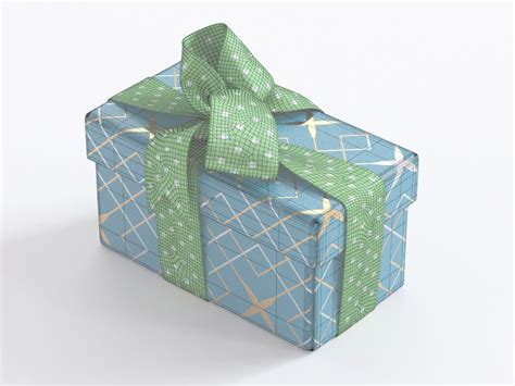 리본이 있는 선물 상자 3부 3d 모델 39 Fbx Obj Unknown Max Free3d