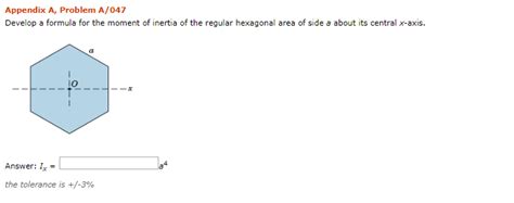 solved appendix a problem a 047 develop a formula for the