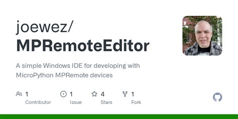 Github Joewezmpremoteeditor A Simple Windows Ide For Developing With Micropython Mpremote