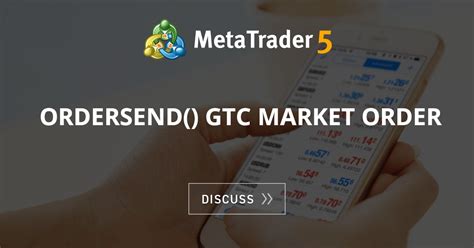 Ordersend Gtc Market Order Limit Orders Mql4 And Metatrader 4 Mql4 Programming Forum