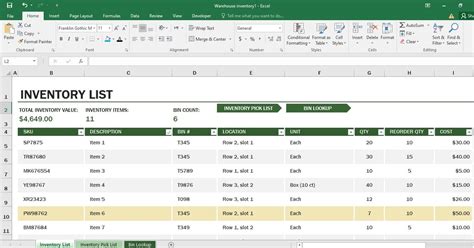 How To Create An Inventory List In Excel Step By Step
